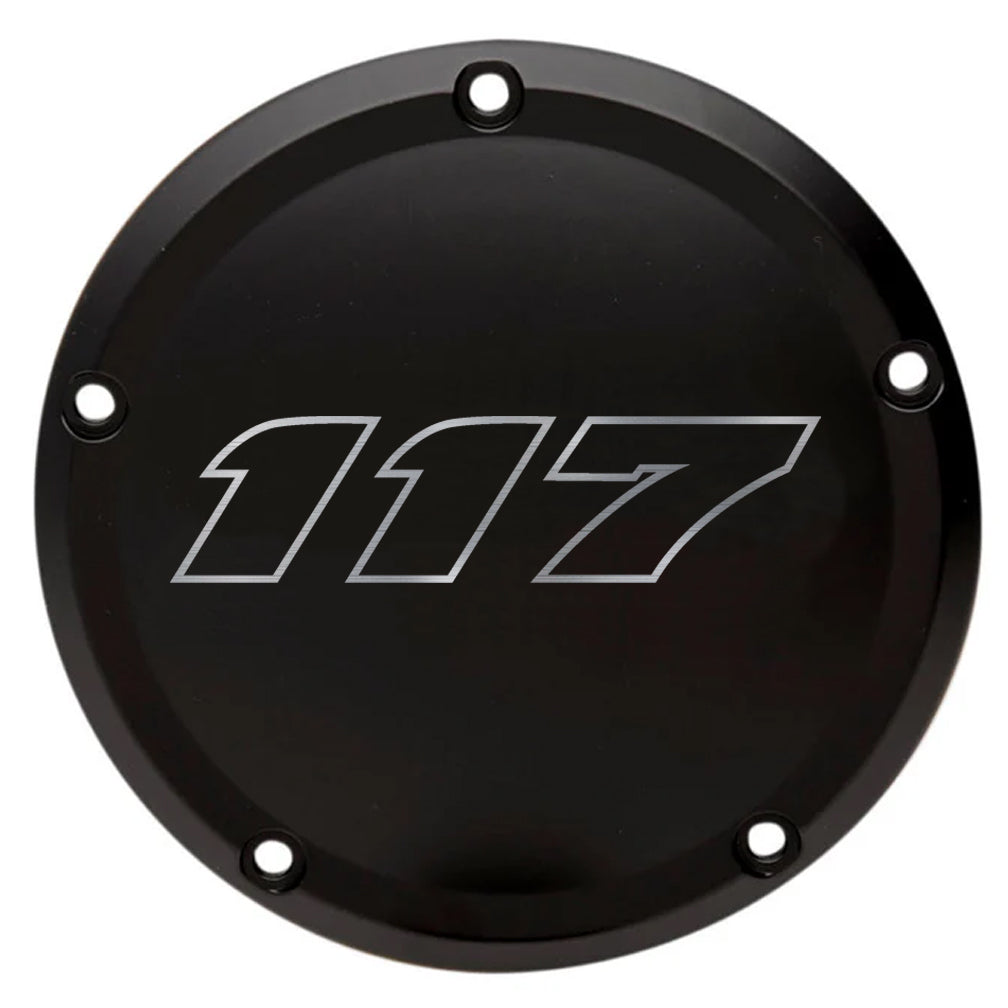 Harley Derby Cover "117" — Throttle Addiction