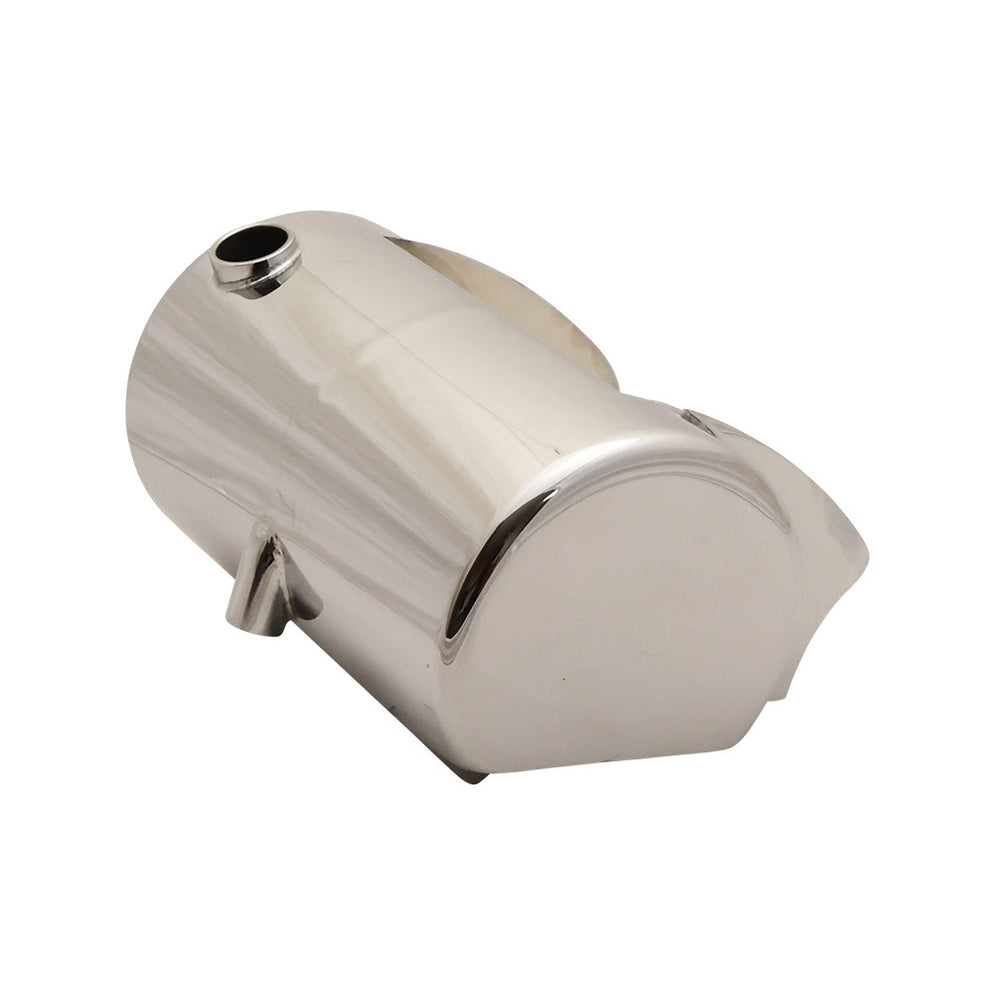 Custom Use Round Oil Tank With Battery Tray - Chrome- Side Fill ...