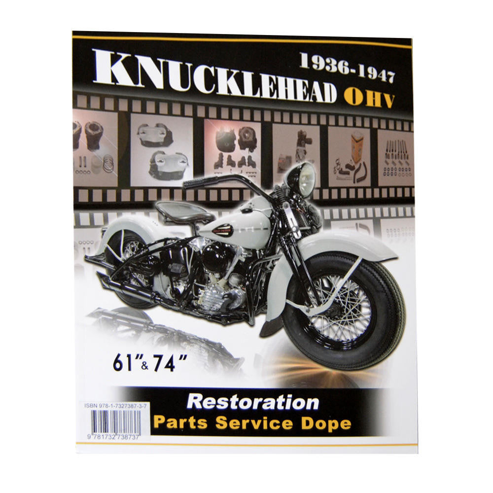 1936-1947 Harley Davidson Knucklehead Restoration Parts/Service Dope ...