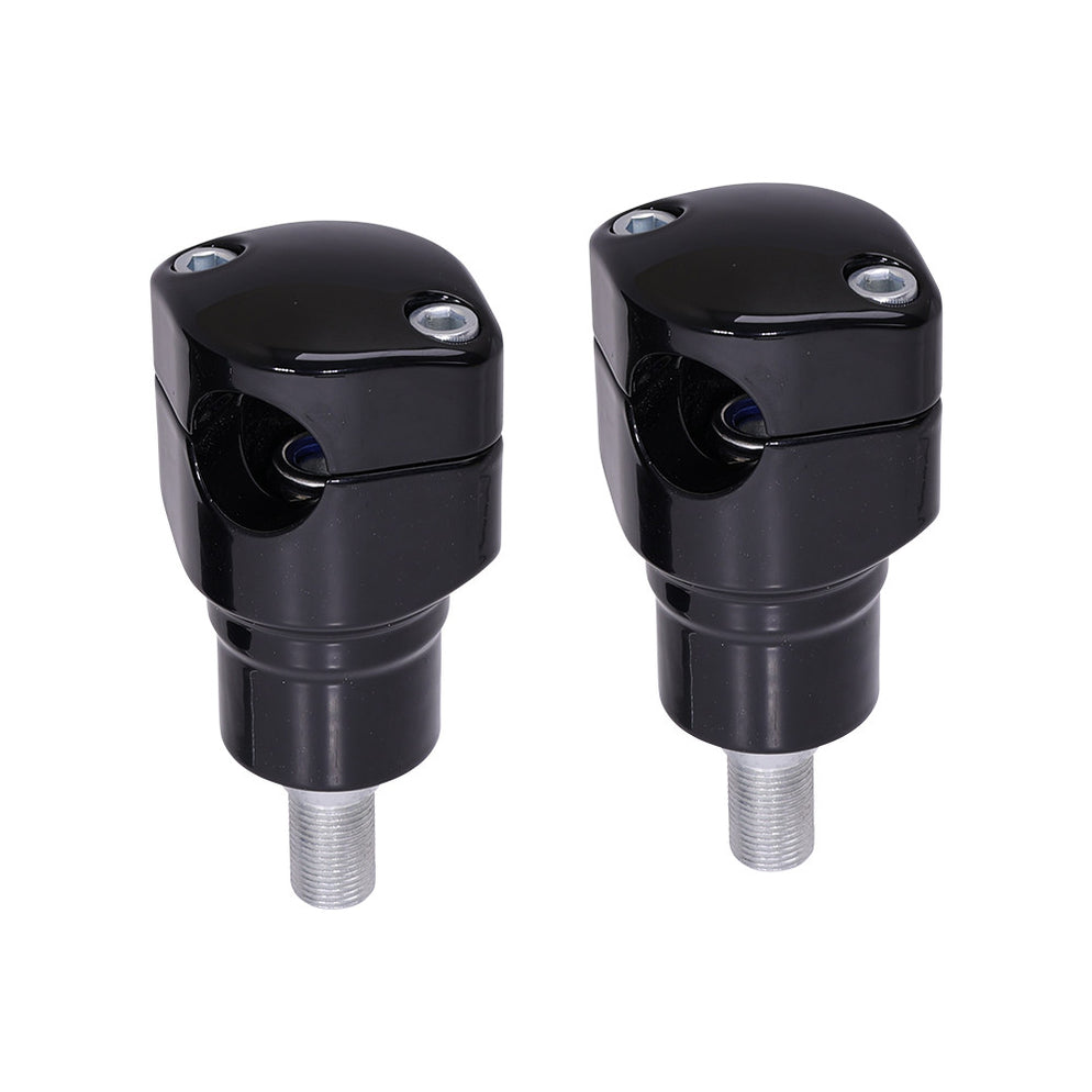 3" OEM Harley Softail Springer Style Risers - Black — Throttle Addiction