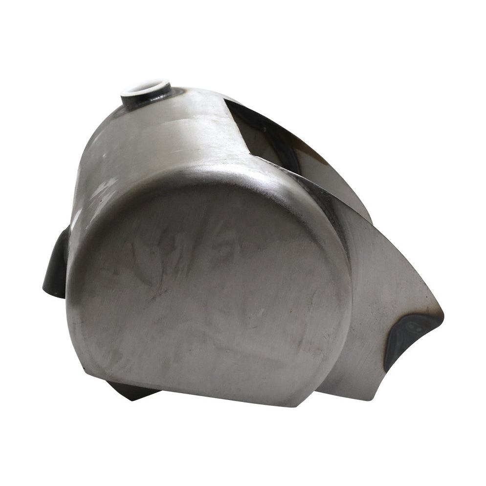 Custom Use Round Oil Tank With Battery Tray - Raw- Side Fill — Throttle ...