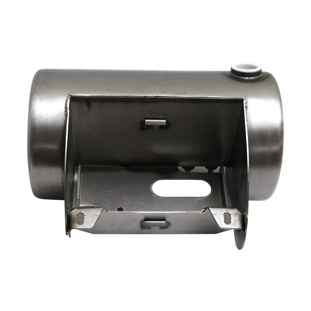 Custom Use Round Oil Tank With Battery Tray - Raw- Side Fill — Throttle ...