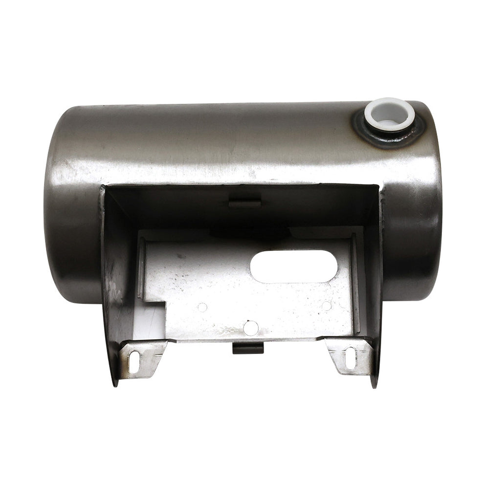 Custom Use Round Oil Tank With Battery Tray - Raw- Side Fill — Throttle ...