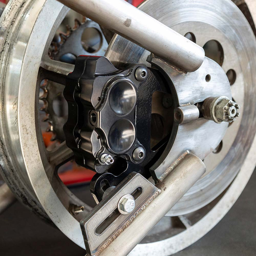 Sportster Hardtail Brake Caliper Bracket For Mid USA Caliper - Black ...