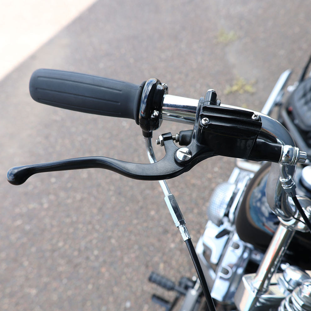 Vintage Hand Control Clutch Brake Lever Set - Harley - Black — Throttle ...