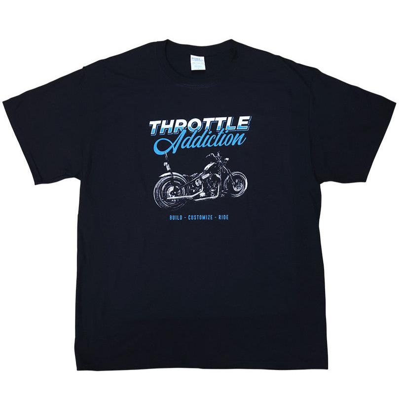 Throttle Addiction Evo Chopper T-Shirt - Black