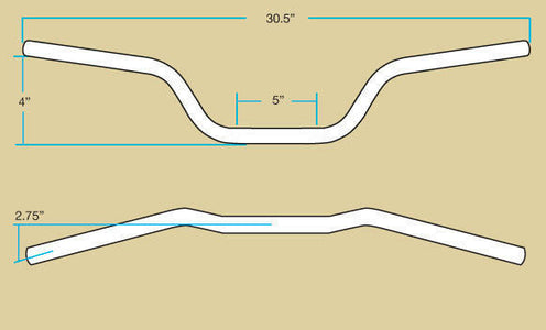 Biltwell - High Tracker Handlebars - Chrome — Throttle Addiction
