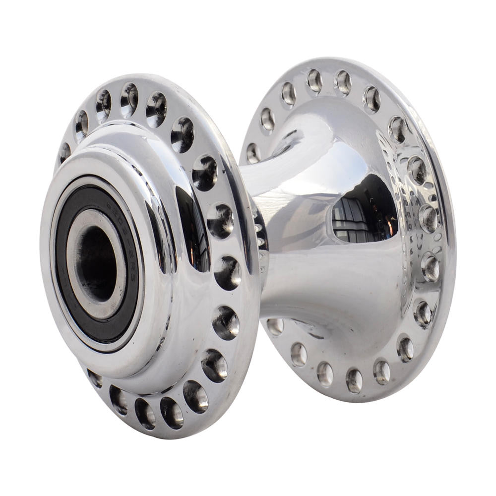 40 Spoke Chopper Spool Hub - Polished Aluminum — Throttle Addiction