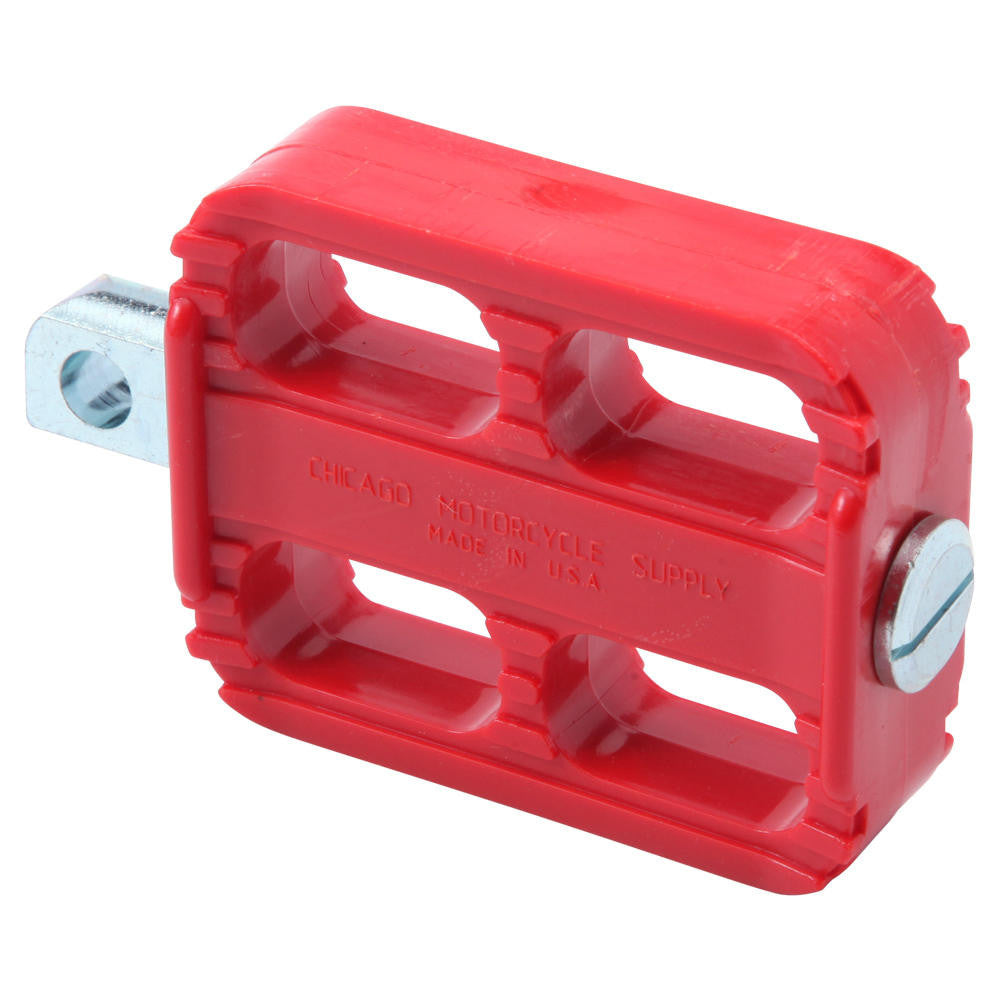 Chicago Motorcycle Supply - Kicker Pedal - Red — Throttle Addiction