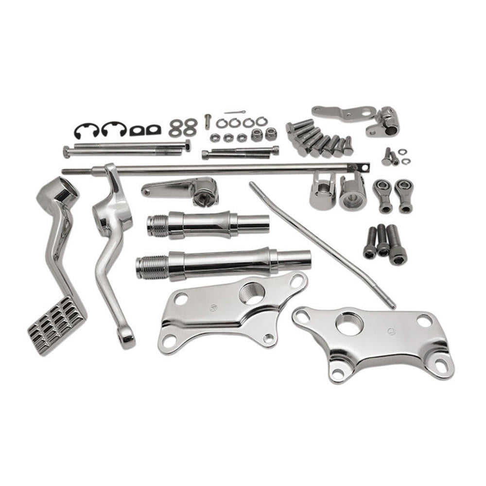 Harley Sportster Forward Controls - Chrome - 1987-2003 — Throttle Addiction