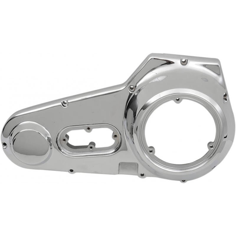 Shovelhead Outer Primary Cover - 1971-1985 FX - Chrome — Throttle Addiction