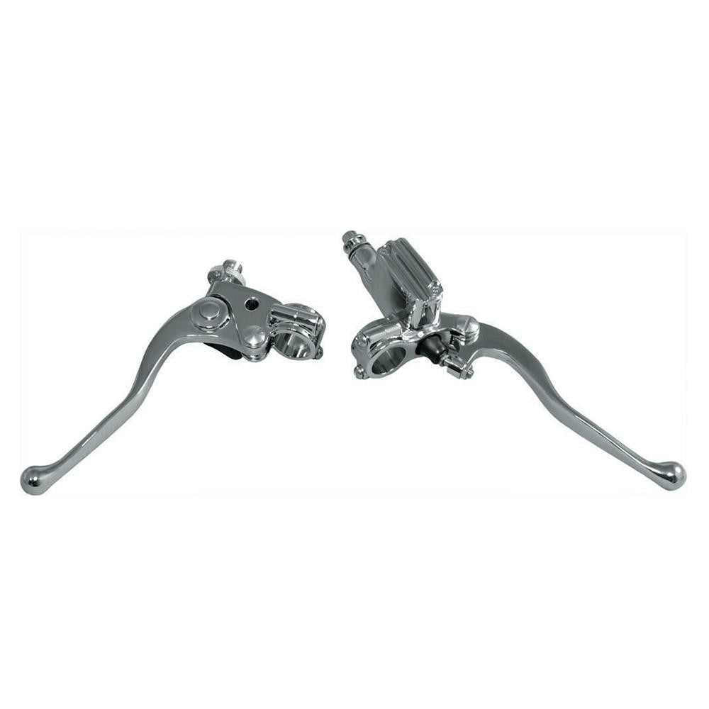 Vintage Hand Control Clutch Brake Lever Set - Harley - Chrome ...