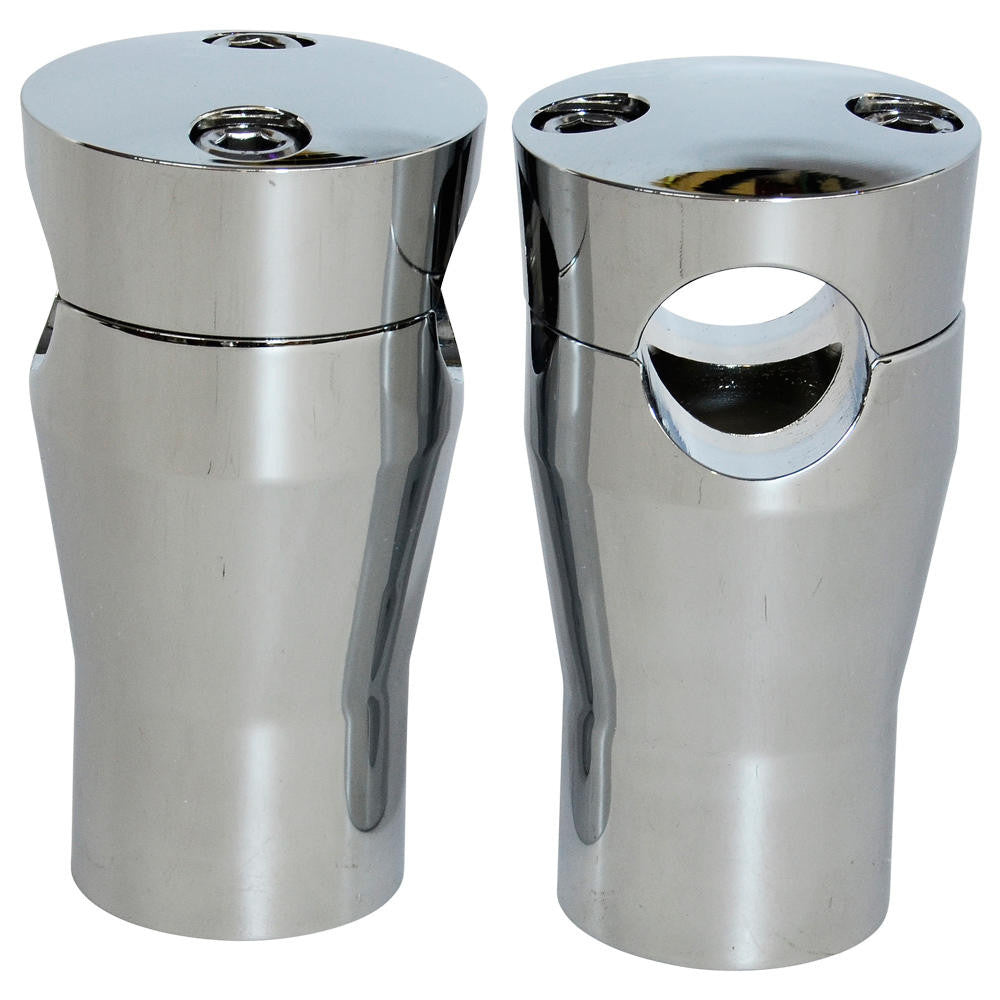 3" Springer Risers - Chrome — Throttle Addiction