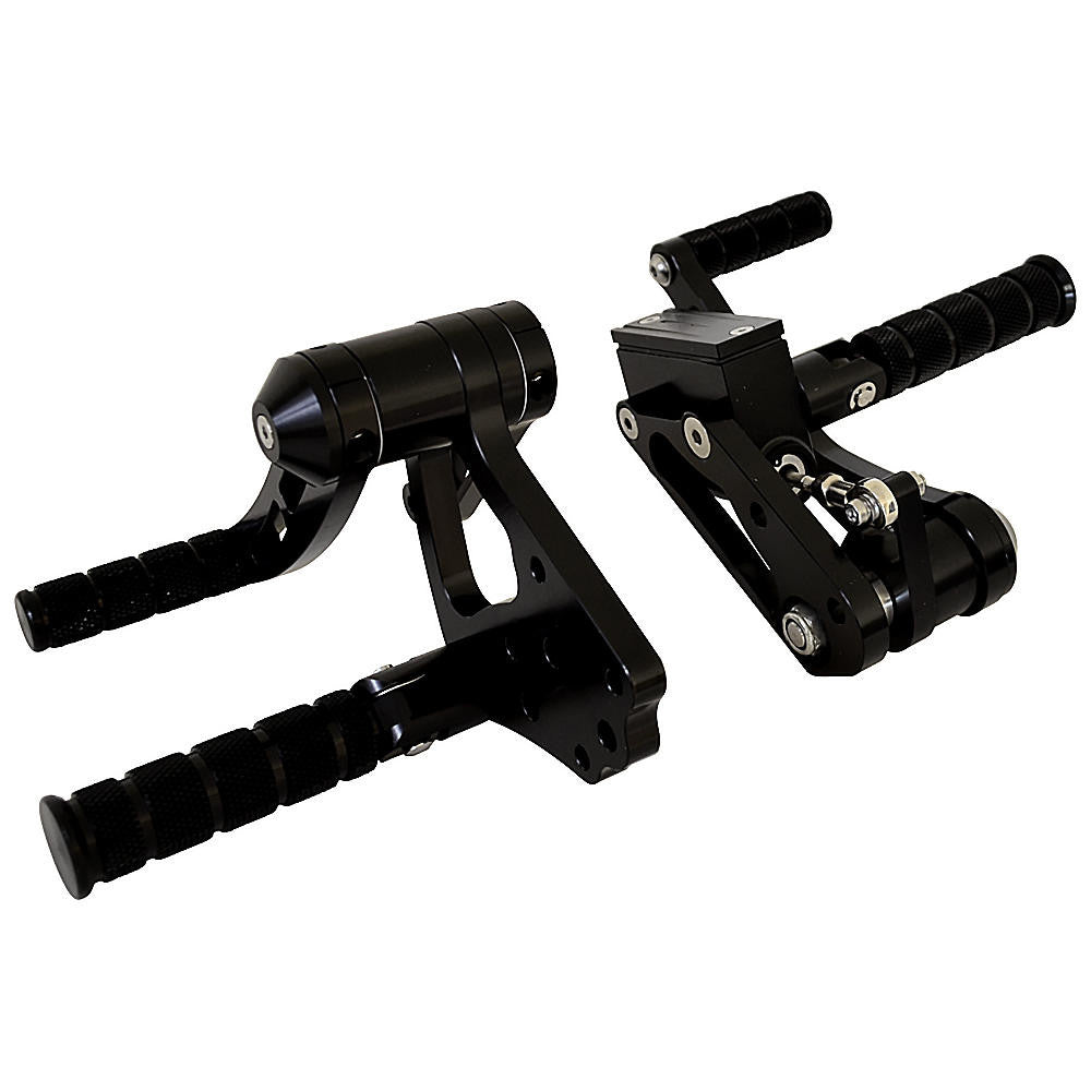 Billet Forward Controls 1936-1999 Harley Big Twin - Black — Throttle ...