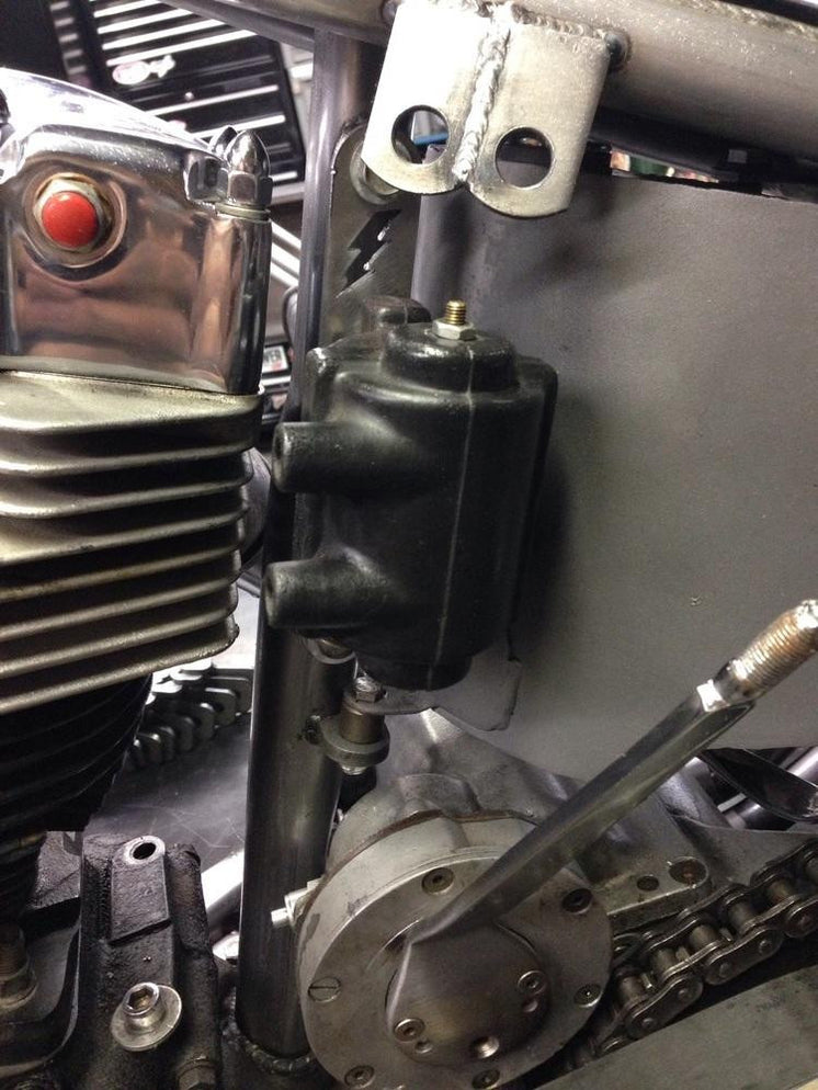 Harley Davidson Big Twin Coil Mount - Raw — Throttle Addiction