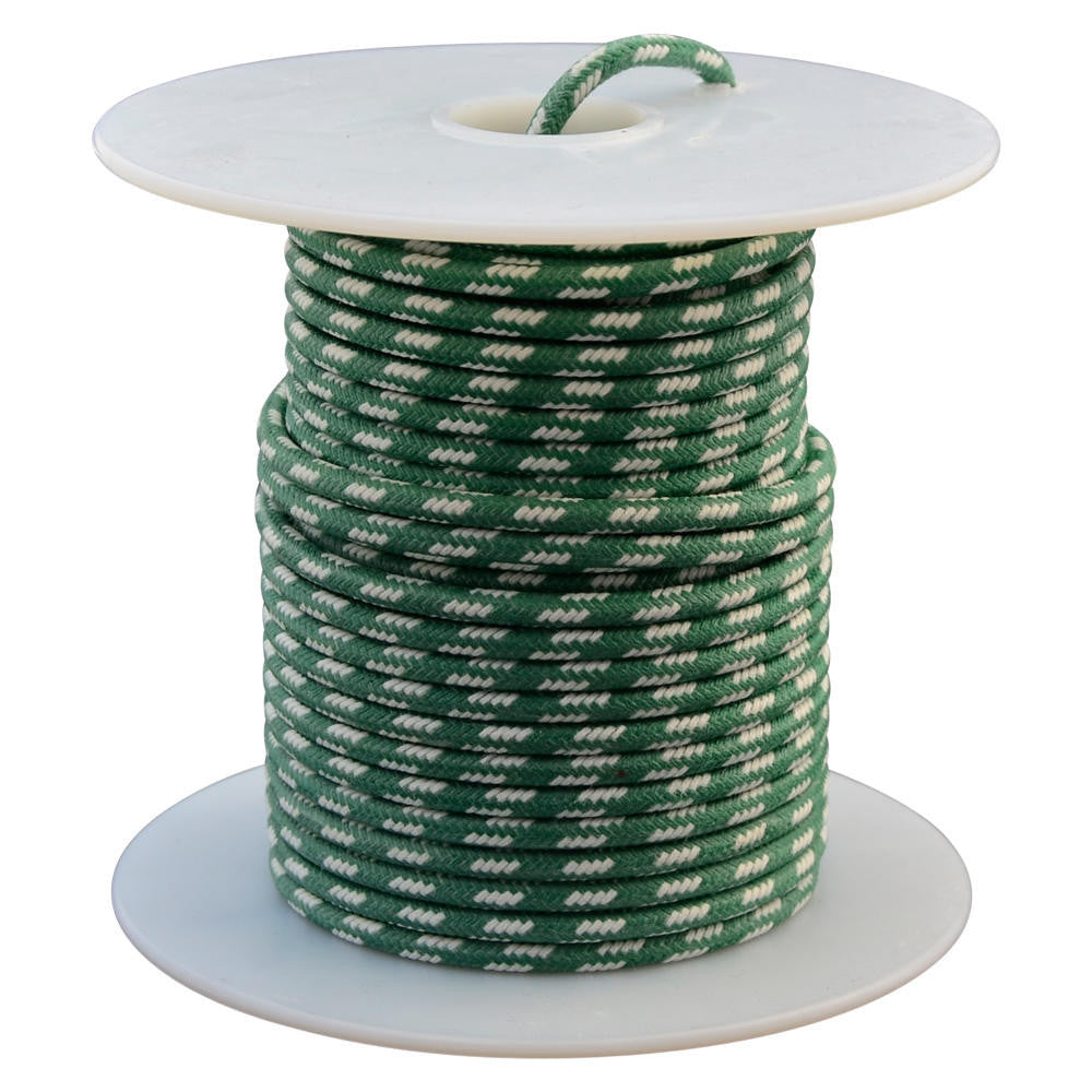 16 AWG Vintage Cloth Covered Automotive Electrical Wire - Green with 4 ...