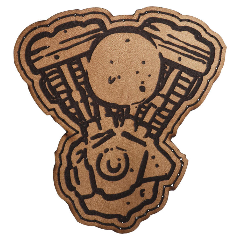 Harley Evo Leather Patch — Throttle Addiction