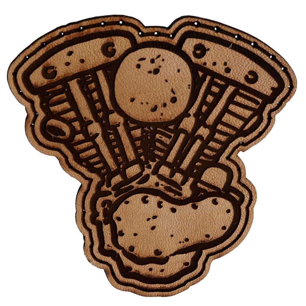 Harley Generator Shovelhead Leather Patch — Throttle Addiction