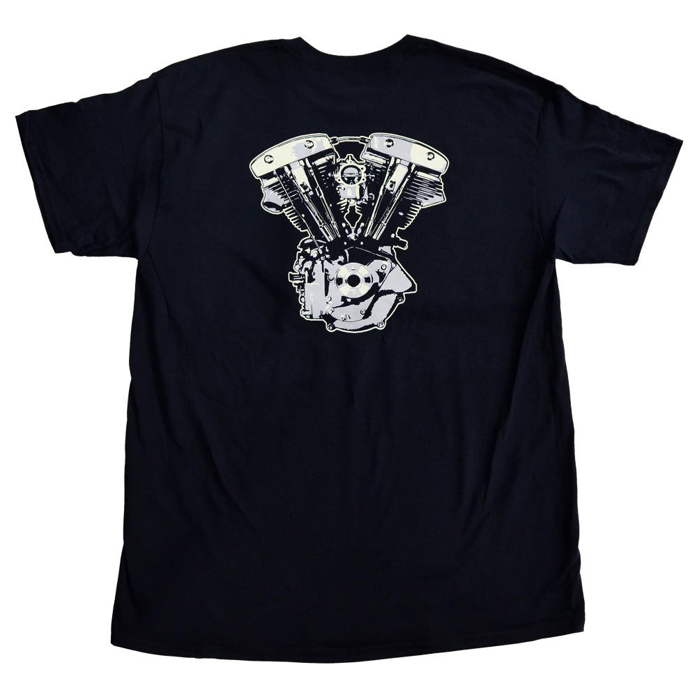 Shovelhead Motor T-Shirt — Throttle Addiction
