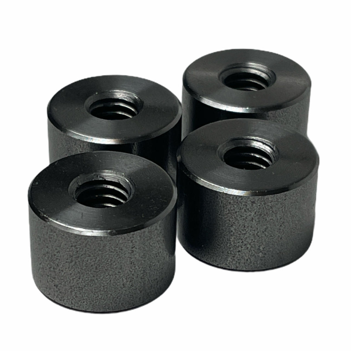 Threaded Steel Bungs 3/8-16 Thread 1/2" Long - 4 Pack — Throttle Addiction