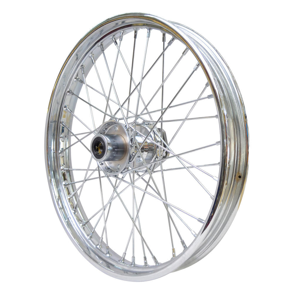 21" x 2.15" Harley Chrome Spoke Wheel - FXST / FXDWG 1984-1999 ...