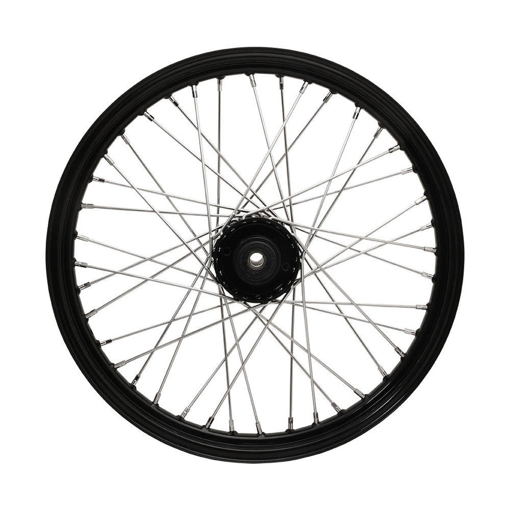 21" X 2.15" Star Hub Style Front Spool Wheel - Black — Throttle Addiction