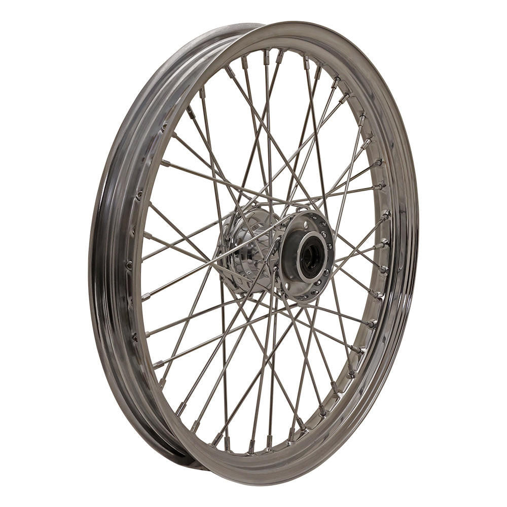21" X 2.15" Star Hub Style Front Spool Wheel - Chrome — Throttle Addiction