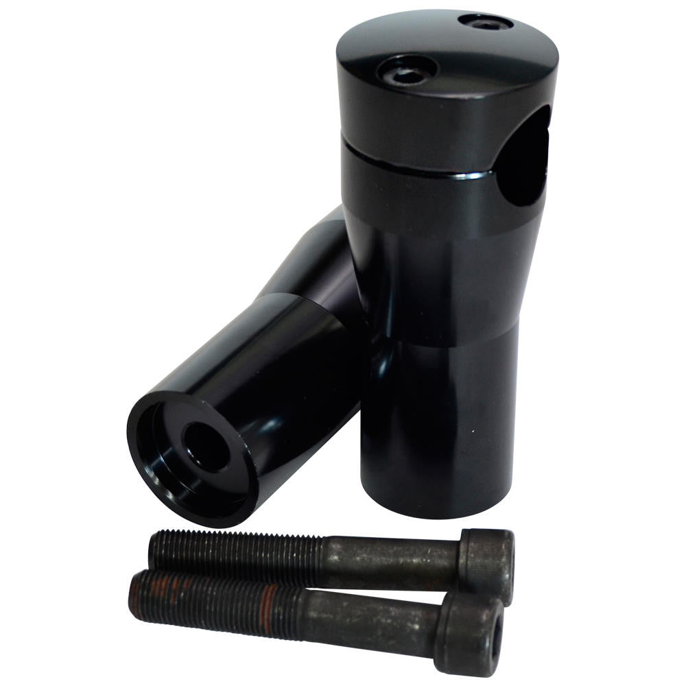 4" Springer Risers - Black — Throttle Addiction