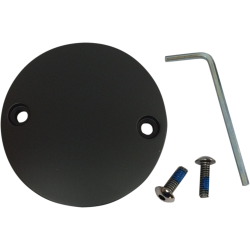 Black Harley M8 Point Cover - 2 Hole - Matte — Throttle Addiction