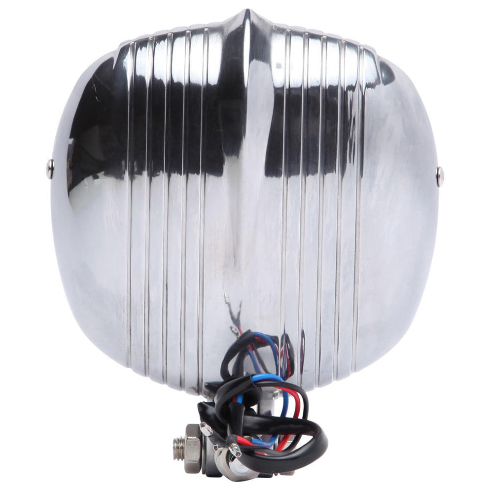 Electroline Vintage Square Headlight - Polished Aluminum — Throttle ...