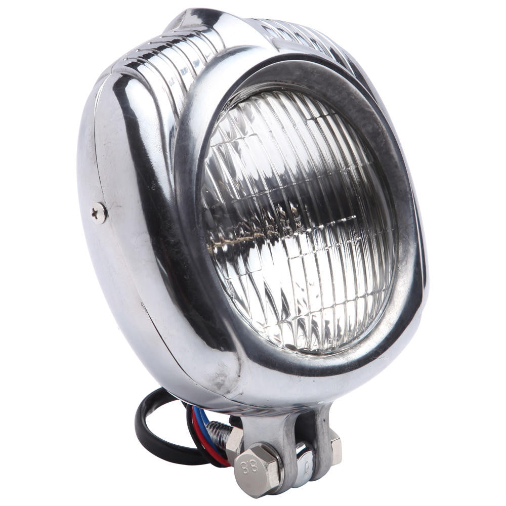 Electroline Vintage Square Headlight - Polished Aluminum — Throttle ...