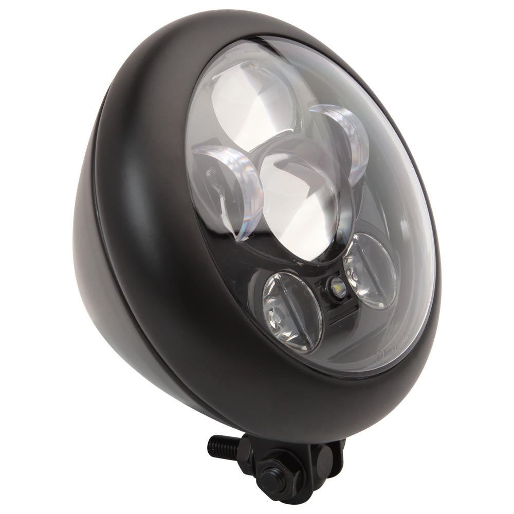 LED Bezel Headlight - Black — Throttle Addiction