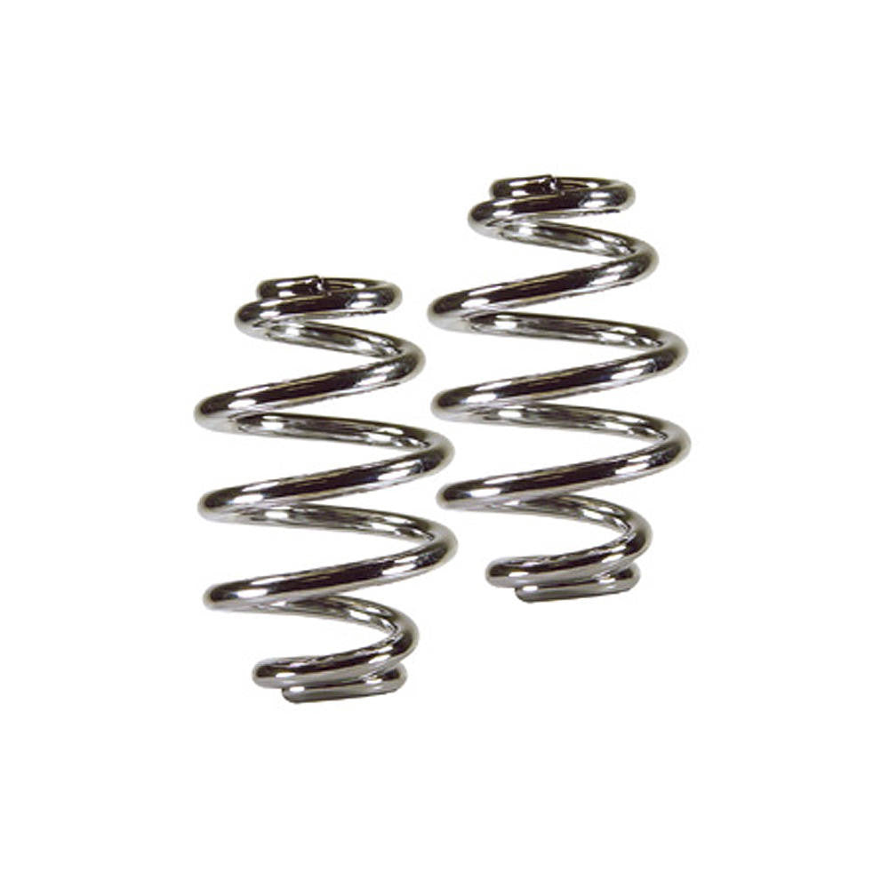 Solo Seat Coil Springs 3" - Chrome — Throttle Addiction