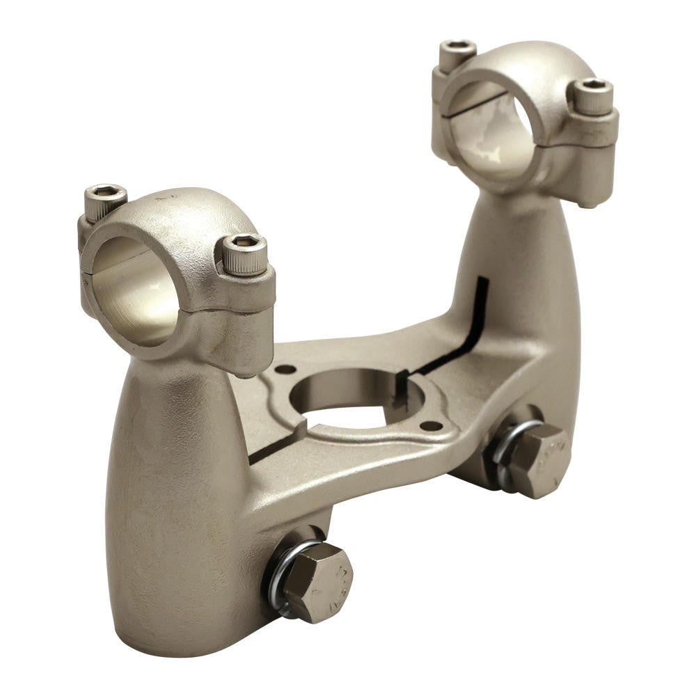 Springer Top Clamp W/ Integrated Risers- Raw — Throttle Addiction