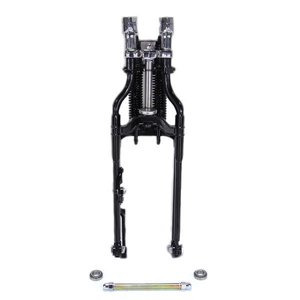 FLSTS Softail OEM Style Inline Springer Fork - Black — Throttle Addiction
