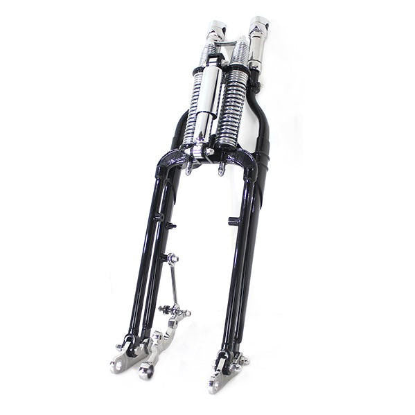 FXSTS Softail OEM Style Inline Spring Fork Assembly - Black — Throttle Addiction
